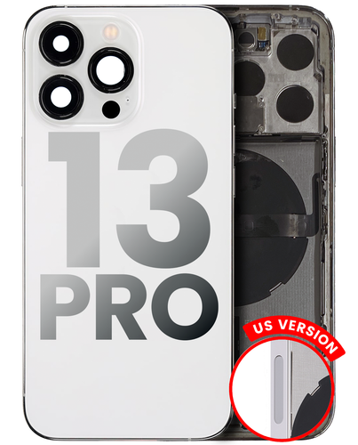 Back Housing W/ Small Components Pre-Installed Compatible For iPhone 13 ...