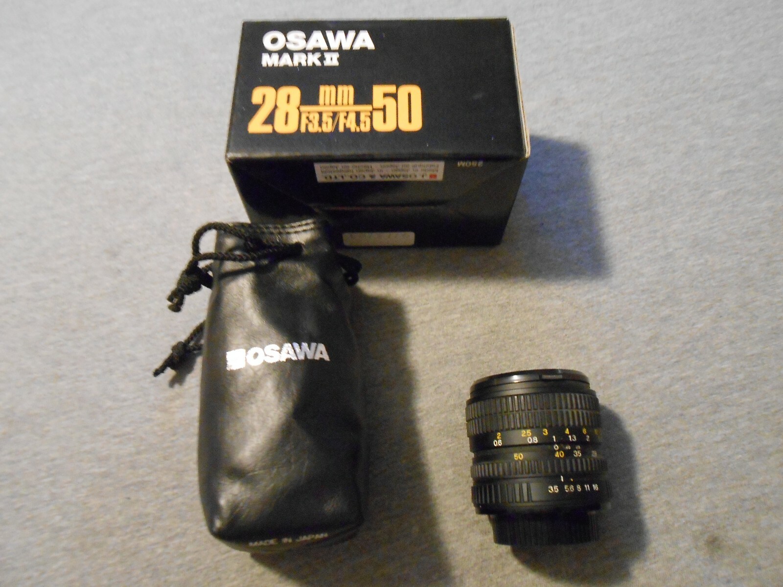 Camera Lens - OSAWA MARK II - 28-50 - F3.5 / F4.5 - WORKS PERFECTLY | eBay