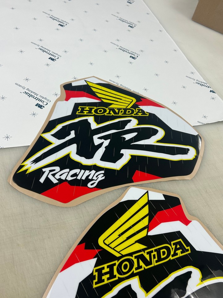 HONDA 600 XR 400 XR200 XR250 XR400 XR600 FUEL GAS TANK DECALS ...