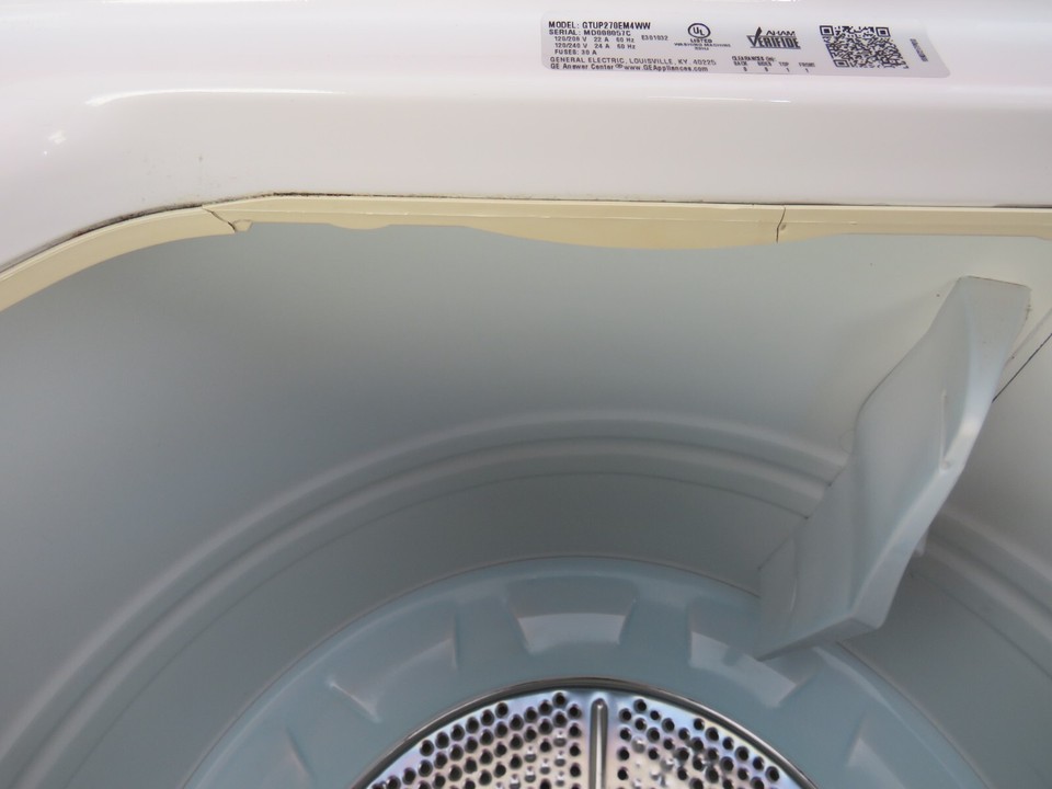 GE Unitized Space maker Stacked Washer/Electric 220 Volt Dryer Combo ...