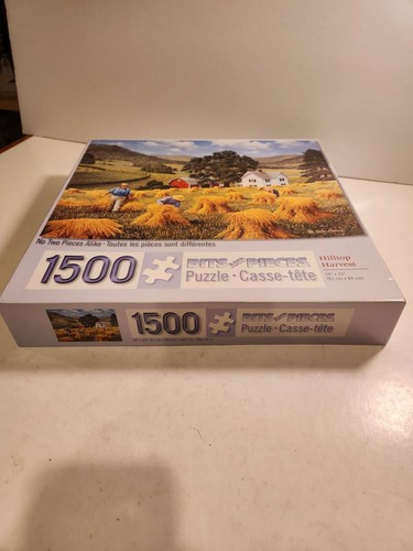 "Hilltop Harvest" Puzzle of haying (Bits and Pieces) (1500 pieces ...