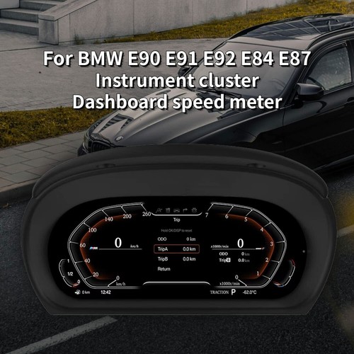 Digital Screen LCD Instrument Cluster Support HUD For BMW E90 E91 E92 3 ...