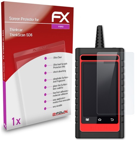 atFoliX Verre film protecteur pour Thinkcar ThinkScan SD6 9H Hybride ...