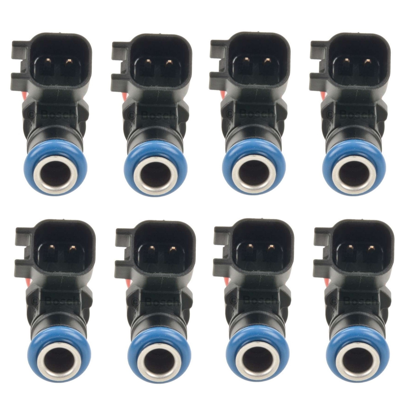 Set of 8 Bosch Fuel Injectors Port for Chevy Corvette Camaro SS Pontiac ...