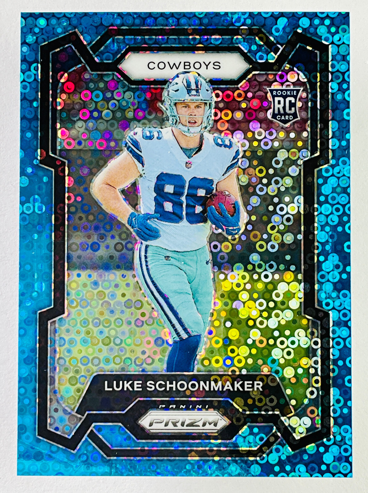 2023 Panini Prizm No Huddle Blue Disco RC Luke Schoonmaker /95 | eBay