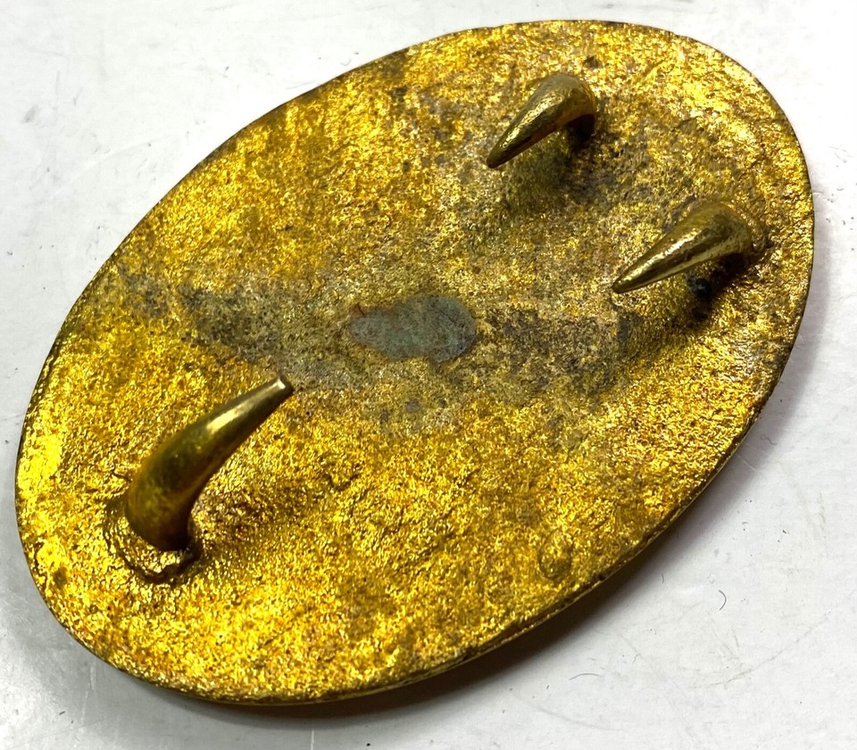 CIVIL WAR CS CONFEDERATE TEXAS STAR EM FIELD BELT OVAL LEAD FILLED ...
