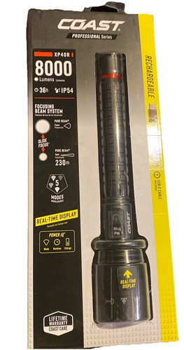 Coast Products XP40R 8000 Lumen Rechargeable Tactical LED Flashlight | eBay