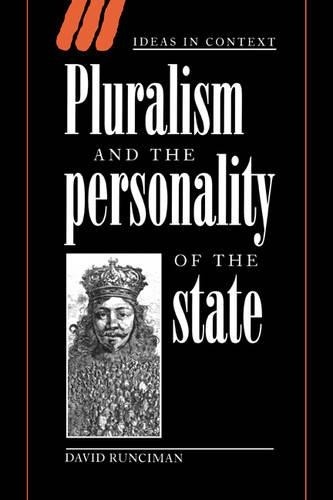 David Runciman Pluralism and the Personality of the Stat (Paperback ...