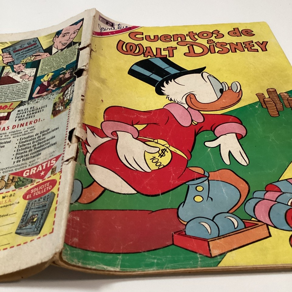 1969 SPANISH COMICS CUENTOS WALT DISNEY #449 PATO DONALD DUCK NOVARO ...