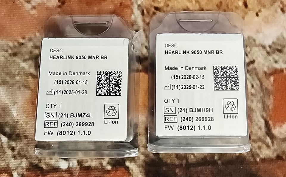 Philips Hearlink Hearing Aids 9050 MNR BR with Case Charger | eBay