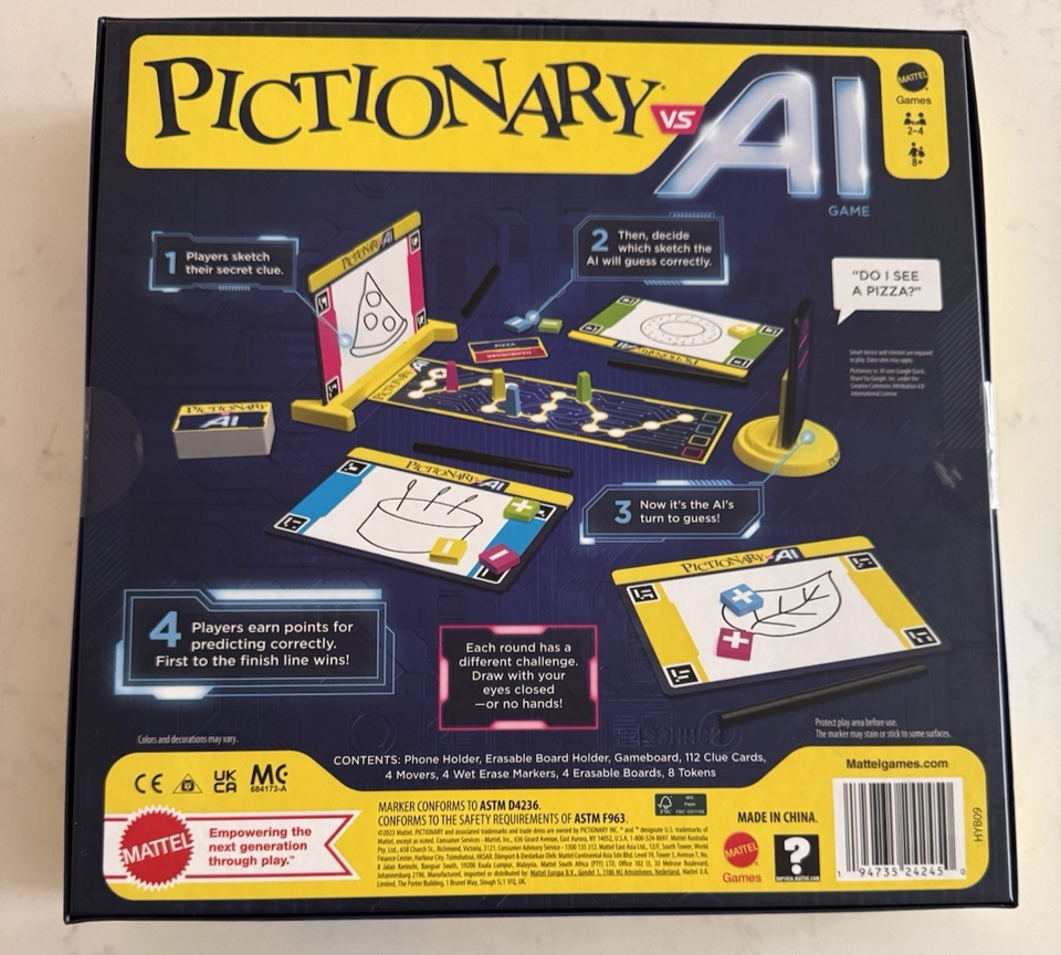 Pictionary vs AI Human Sketches AI Guesses Family Game Requires Smart ...