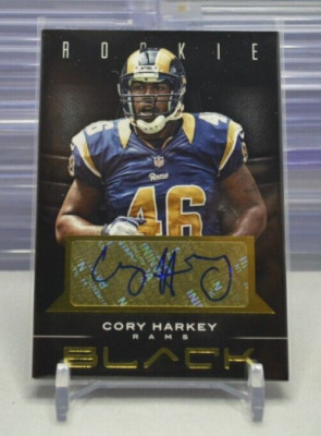Cory Harkey 2012 Panini Black Rookie Gold Signatures Auto #d 08/99 #119 ...