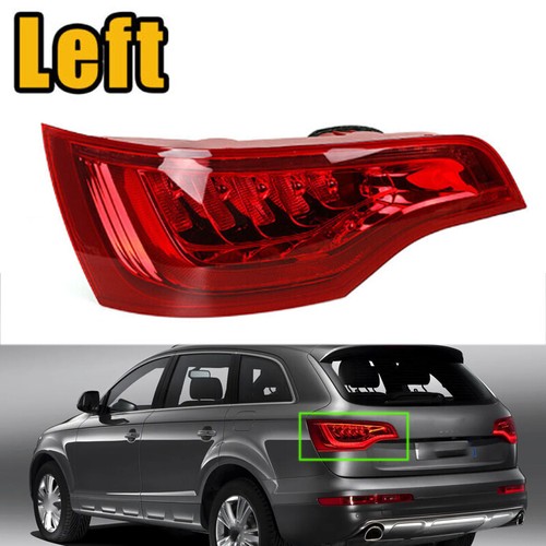 Left LED Rear Tail Light Red Lens Brake Stop Light Lamps for Audi Q7 ...