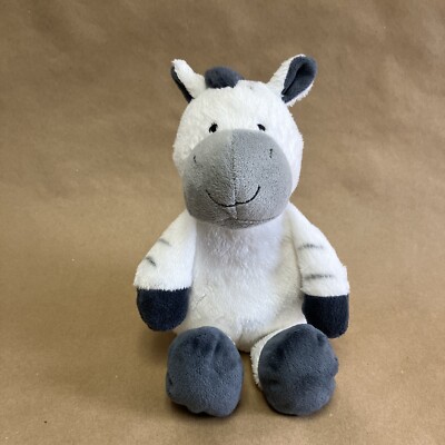 Carters Grey And White Zebra Plush Stuffed Animal Baby Toy 61277 | eBay