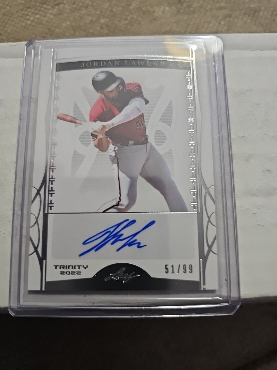 2022 leaf trinity jordan lawlar ba-jl2 51/99 | eBay