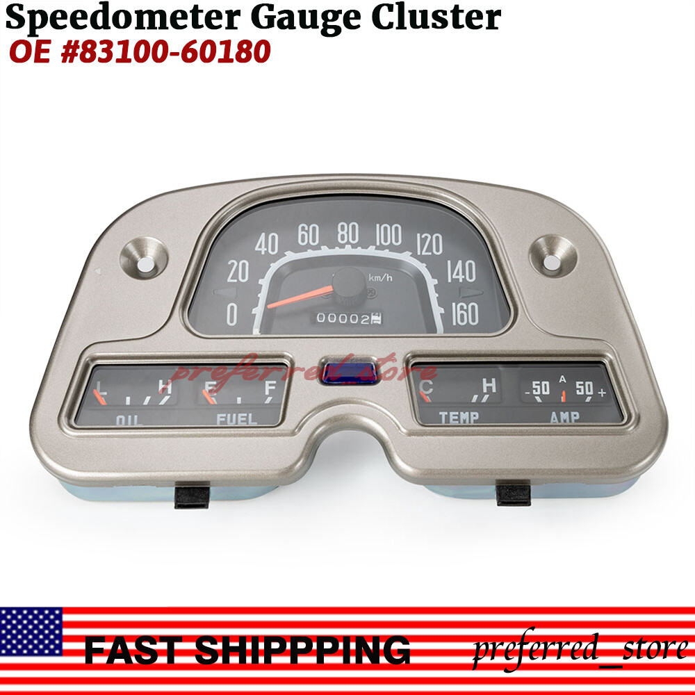 For Toyota Land Cruiser FJ40 FJ43 FJ45 BJ40 1974-1980 Speedometer Gauge ...