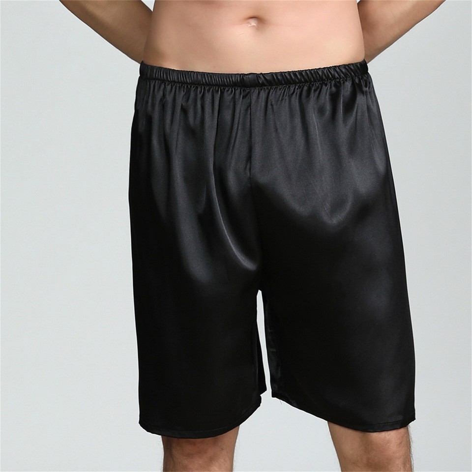 Men Pajamas Trunks Soft Loose Fit Boxer Shorts Lounge Sleepwear ...