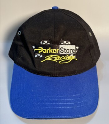 Parker Store Racing Rare Adjustable Hat Black/Blue | eBay