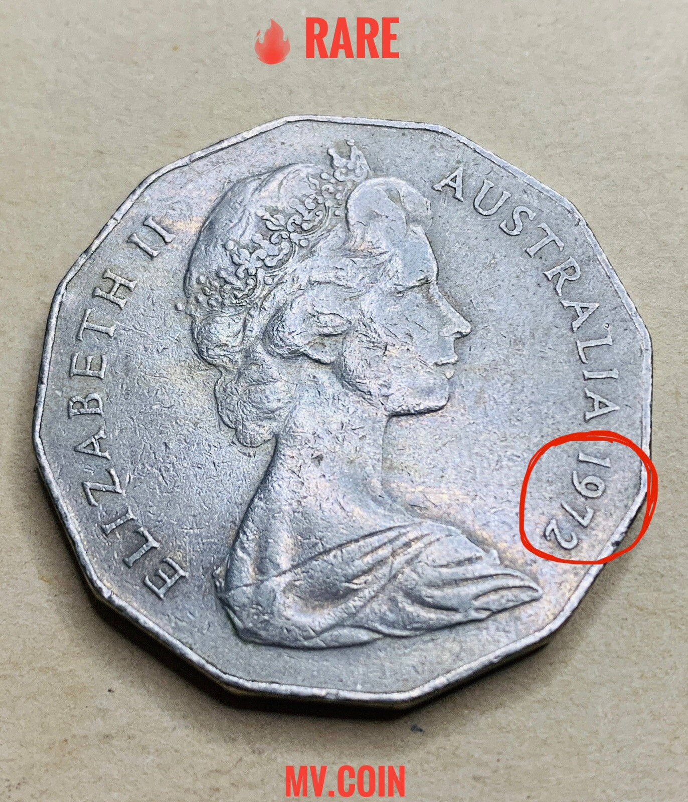 🔥RARE 1972 50 CENT COIN - 50c - LOW MINTED - Circ | eBay Australia