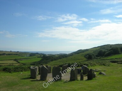Photo 6x4 Drombeg stone circle Cregg/W2535 The circle lies a little ...