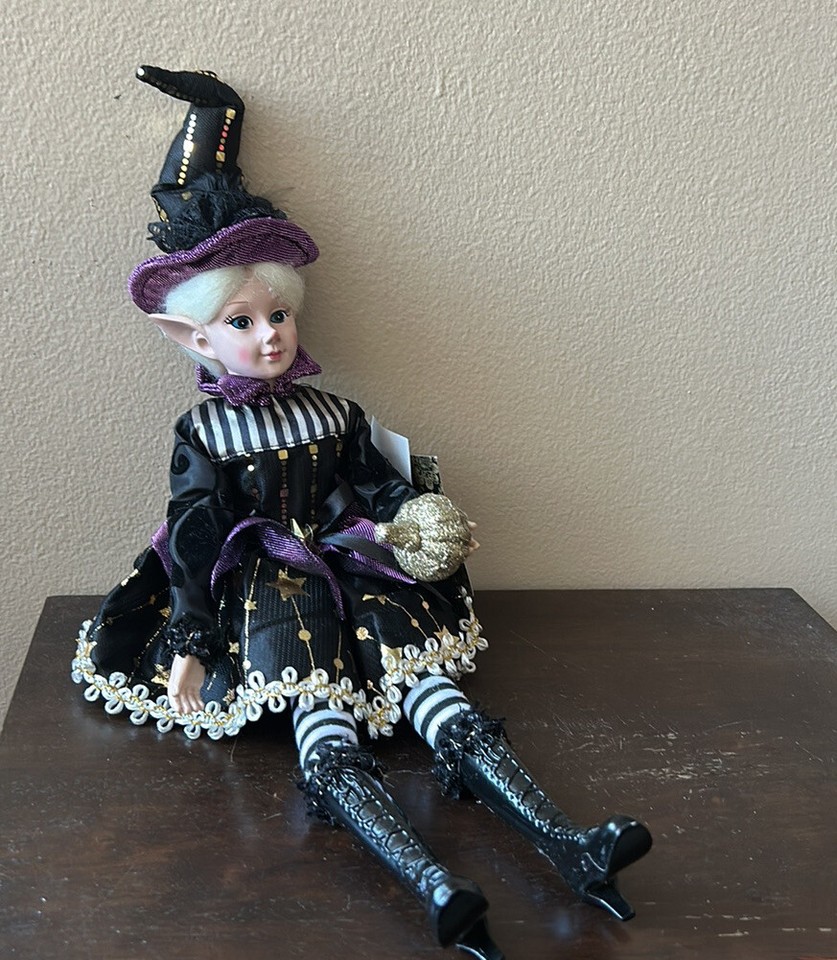 Christian Siriano Halloween Elf Shelf Sitter Posable Doll Mantel 18 ...