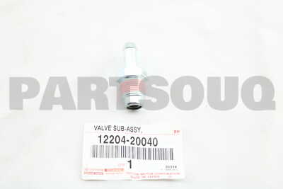 1220420040 Genuine Toyota VALVE SUB-ASSY, VENTILATION 12204-20040 | eBay