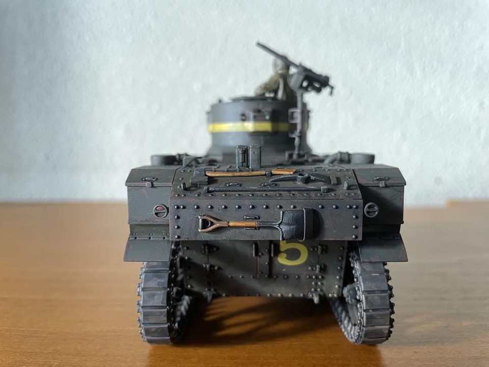 Tamiya 1/35 M3 Stuart Tank Model Kit Completed Display Toy | eBay