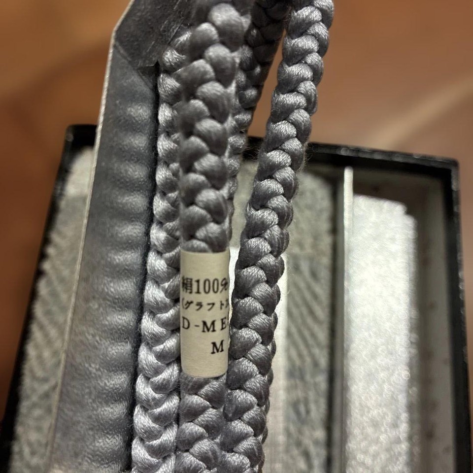 Silver Gray 100% Silk Obiage & Obijime High Quality Used | eBay