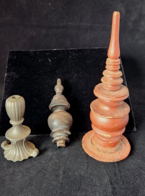 Finials - Red