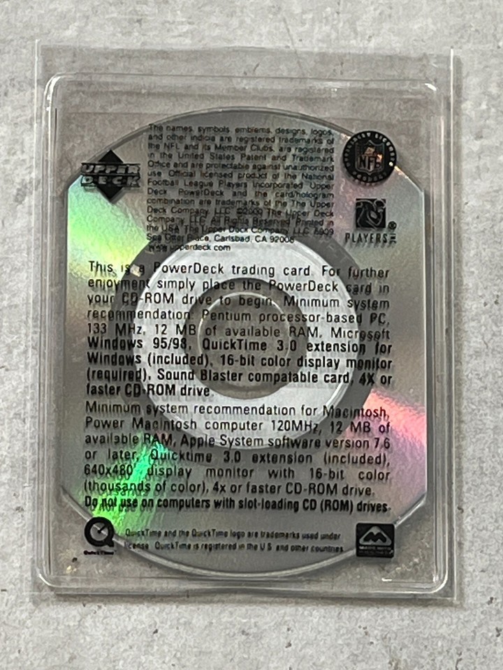 2006 Upper Deck Peyton Manning SP Powerdeck CD-ROM #PD7 Indianapolis ...