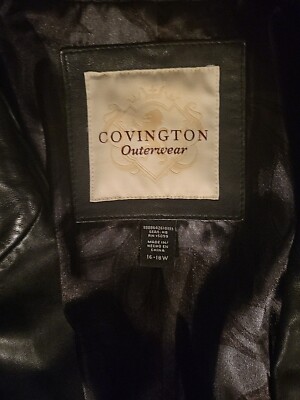 Covington Outerwear Leather Coat | eBay