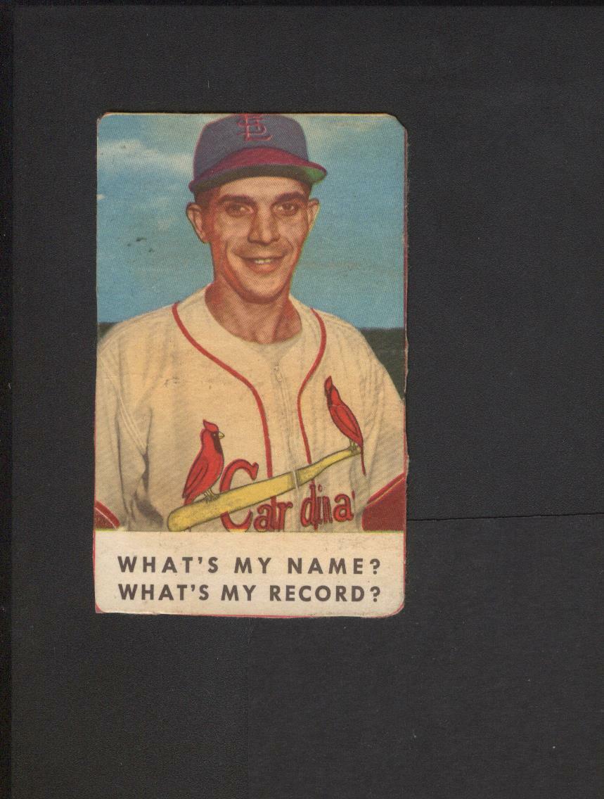 1954 Hunter's Meats Wieners ST Louis Cardinals John Yuhas What's My ...