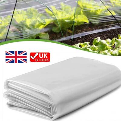 Clear Polythene Sheet Roll Plastic Sheeting Heavy Duty Garden ...