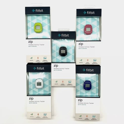 NEW Fitbit Zip Wireless Activity Tracker Blue/ Black /Red/ Green/White ...