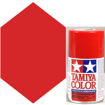 Tamiya Polycarbonate Red Spray Paint PS-2 | eBay