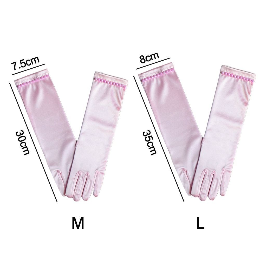 Accessories Princess Gloves Wedding Gloves Full Finger Mittens Stage ...