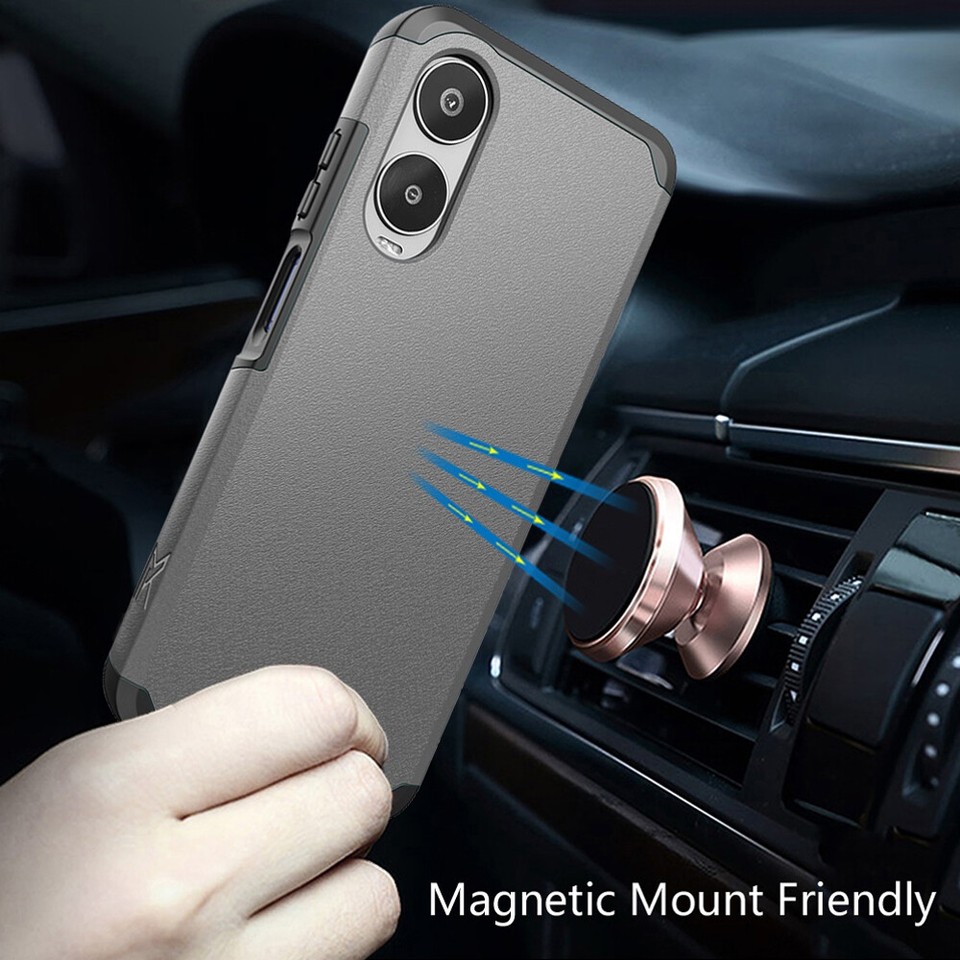 For AT&T Verge (SL219A) Phone Case Dual Layer Hard Hybrid Cover ...