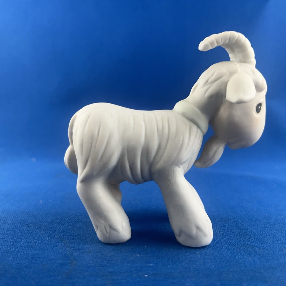 Vintage Precious Moments Nativity Goat 1982 Jonathan & David Goat E ...