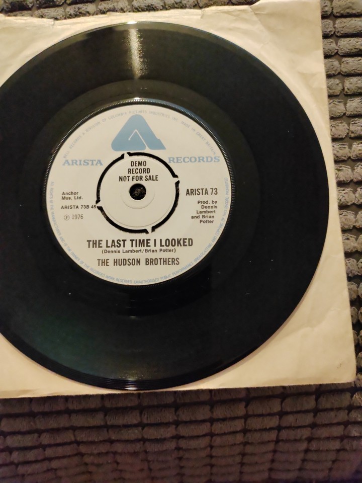 the Hudson brothers, help wanted, rare demo, arista records, ARISTA 73 ...