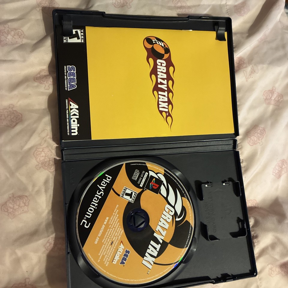 Crazy Taxi (Sony PlayStation 2, PS2, 2001) CIB Complete Blue Disc Reg ...