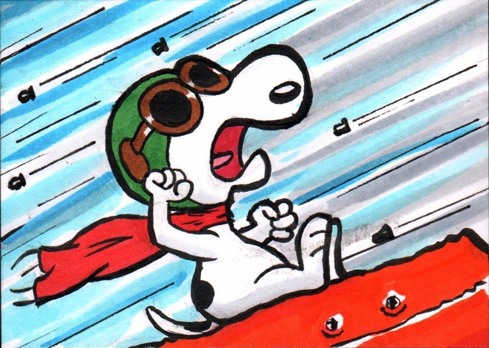 It's the Great Pumpkin, Charlie Brown Card SET SKETCH PRINTS Matthew ...