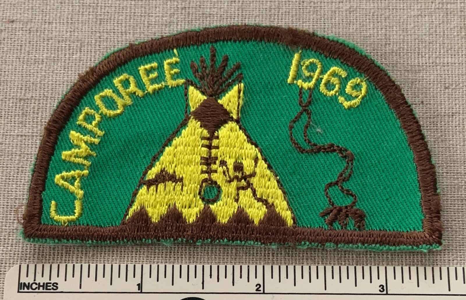 Vintage 1969 BOY SCOUTS OF AMERICA Camporee PATCH Generic BSA Scouting ...