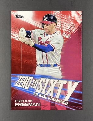 2021 Topps Series 2 Freddie Freeman Red 10/10 Zero to Sixty #ZTS-6 ATL ...