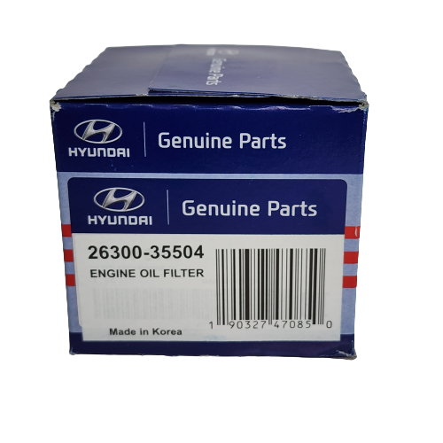 2 GENUINE Engine Oil Filters for Hyundai Kia OEM 2630035504 | eBay