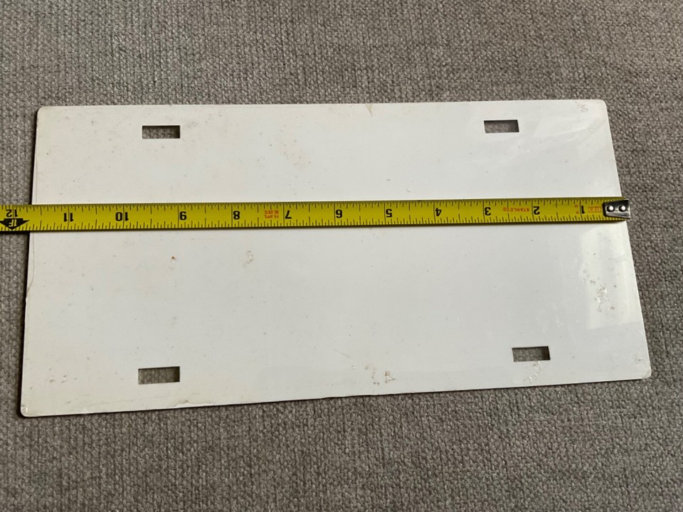 OLE MISS REBELS Col Colonel Reb License Plate White Sealed Football ...