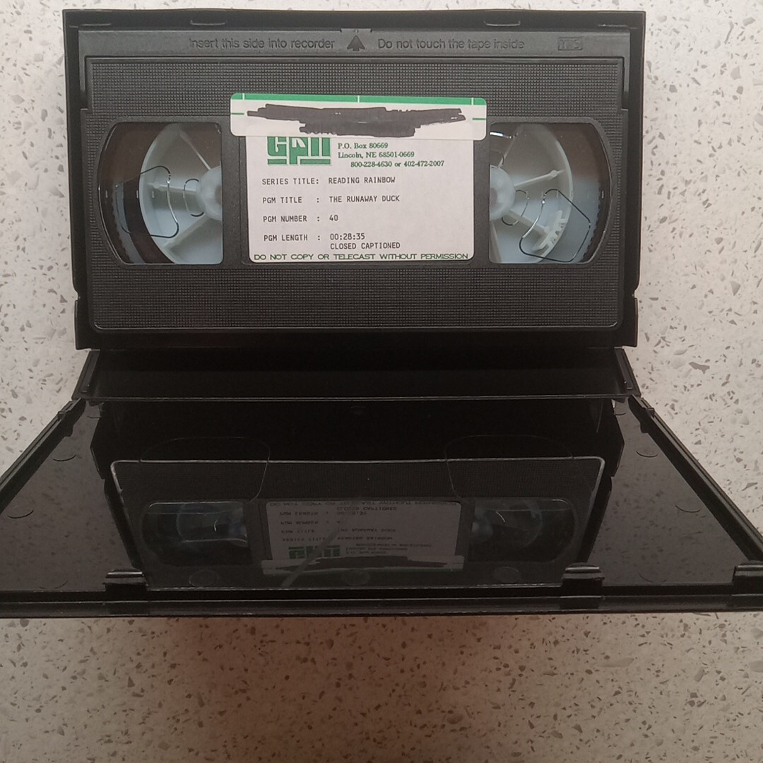 Reading Rainbow VHS "The Runaway Duck" Episode #040/155 LeVar Burton ...