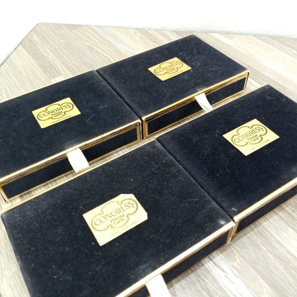 Congress Empty Playing Card Trays Lot of 4 Boxes - No Cards - Empty ...