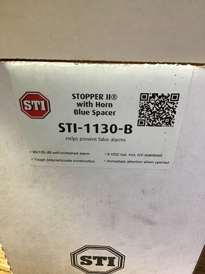 STI-1130-B Stopper® II with Horn with Spacer - Blue New Sealed Box | eBay