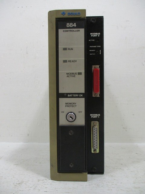 Gould Modicon AS-884A-111 884 Programmable Controller Processor Module ...