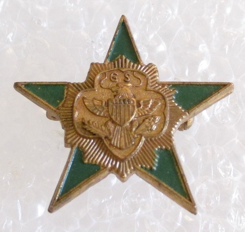 Vintage Girl Scout 5-Point Program Senior Member Pin - Circa 1950's ...